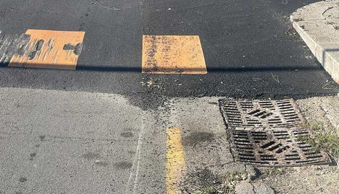 Spunta un dosso troppo alto e pericoloso sulla Lecce – Torre Chianca